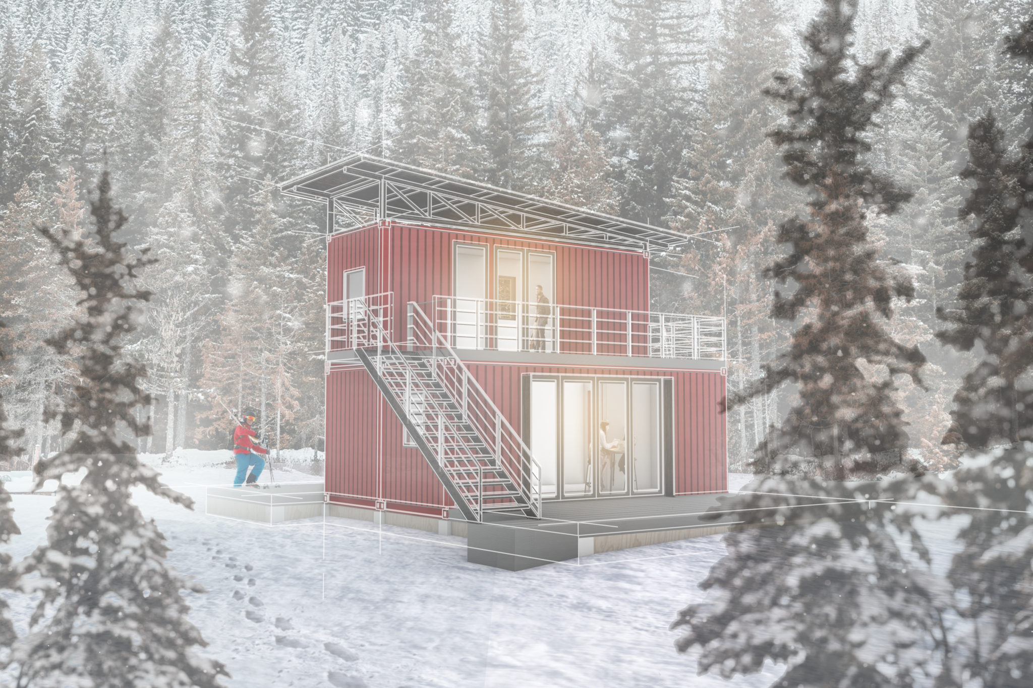 6 Container Cabin Quirks - Hinge Studio